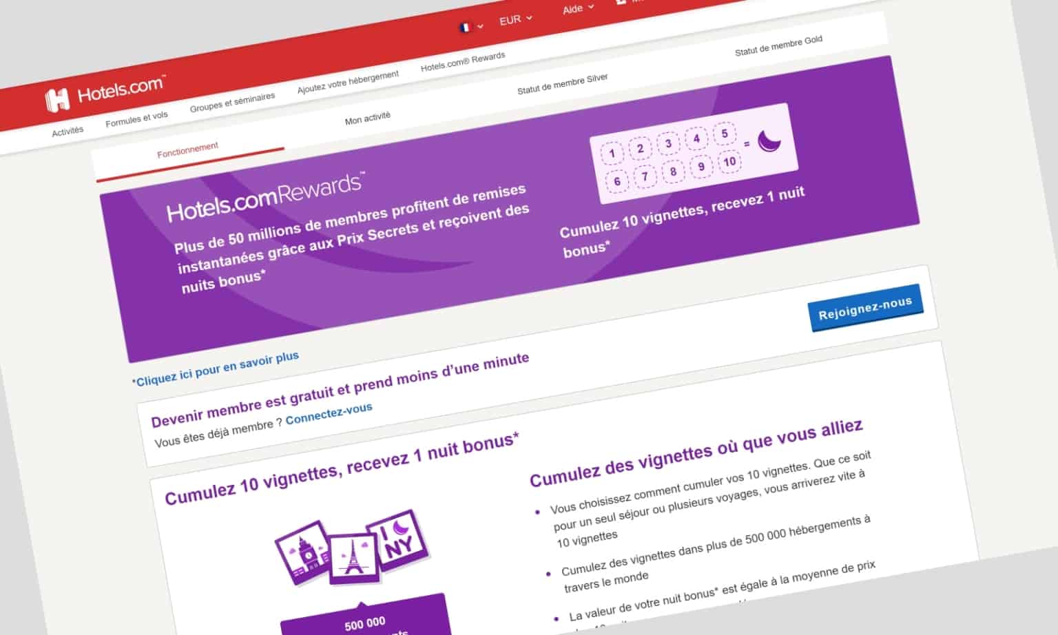 Hotels.com Rewards : comment gagner et utiliser des Nuits Bonus ...